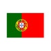 Set of 2 X Portugal Flag Iron on Screen Print Transfers for Fabrics ...