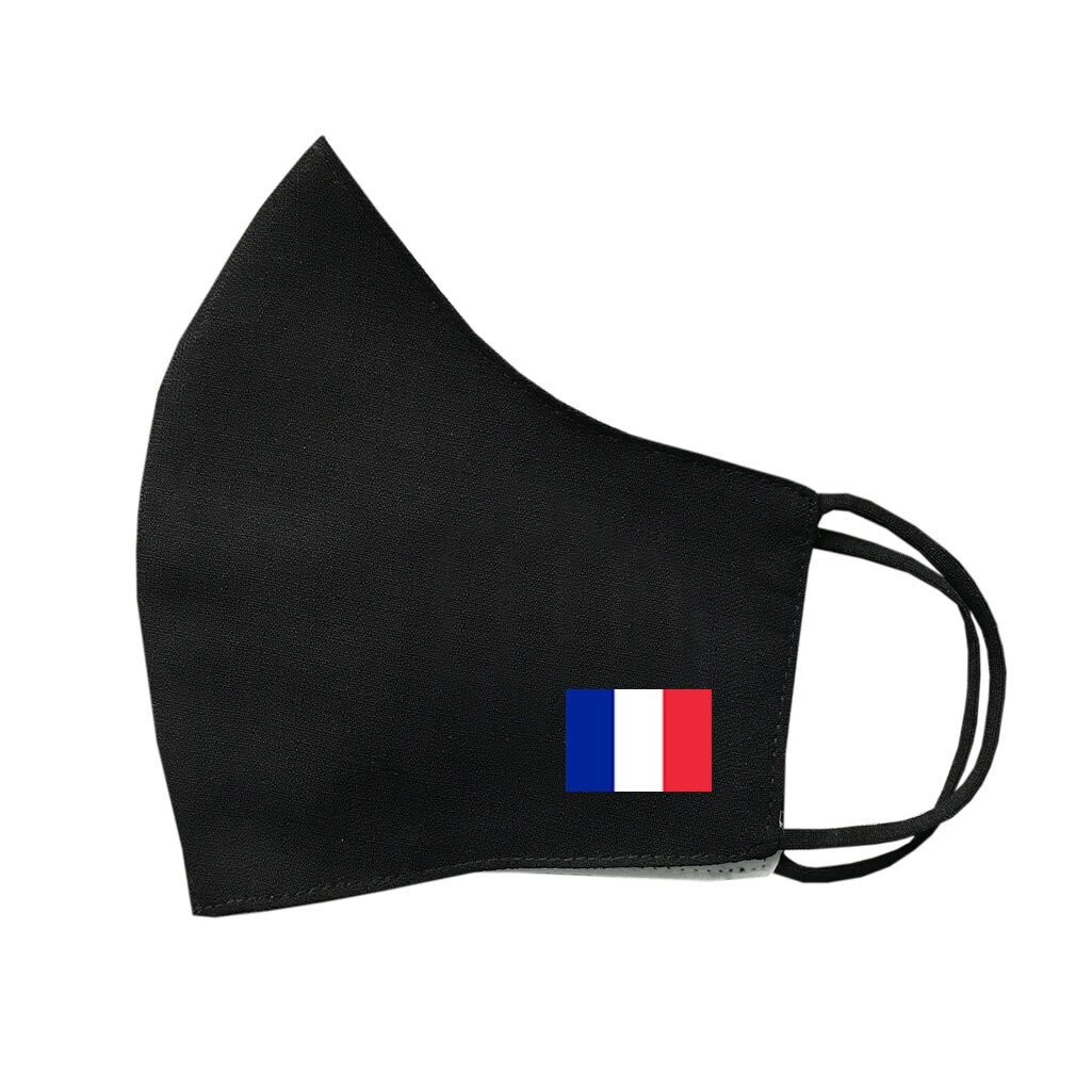 French Flag printed Mask Protective Covering Washable Reusable | Etsy