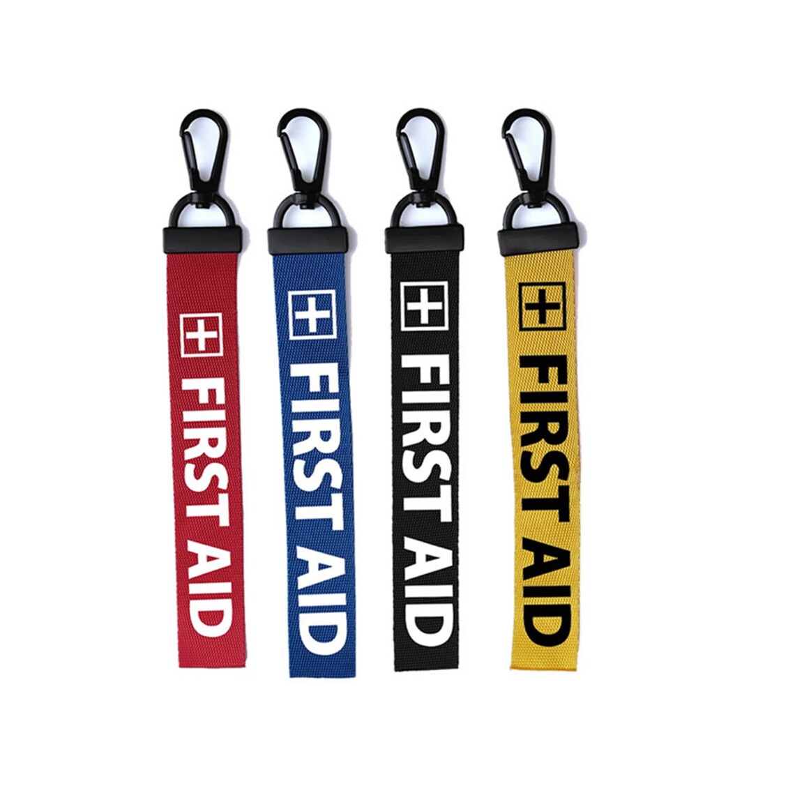 FIRST AID Key Chain Key Ring Luggage Personalised Name Text - Etsy UK