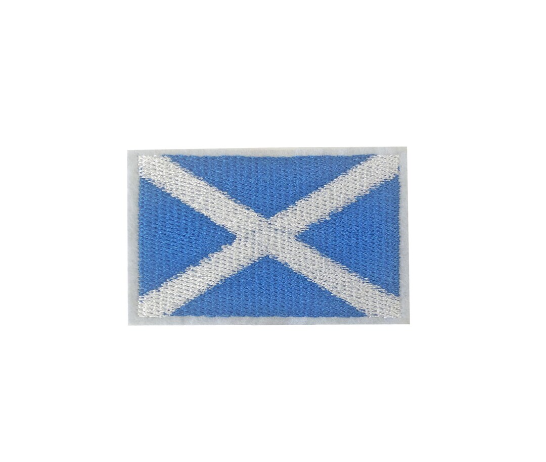 Scotland Flag Embroidery Patch Iron on or Sew on Embroidered Patch ...