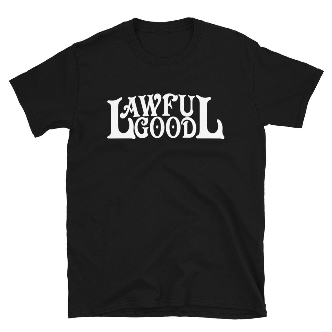 Lawful Good Alignment T Shirt / Dungeons & Dragons Inspired / - Etsy