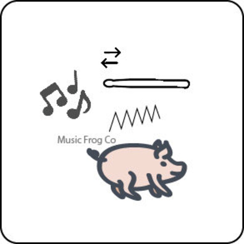 Wooden Musical Pig Percussion Instrument - Etsy