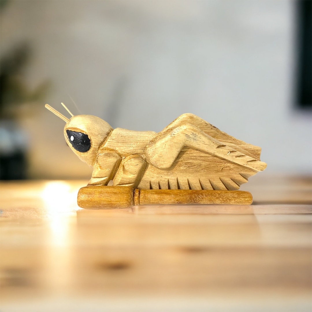 Wooden Musical Cricket Percussion Instrument - Etsy
