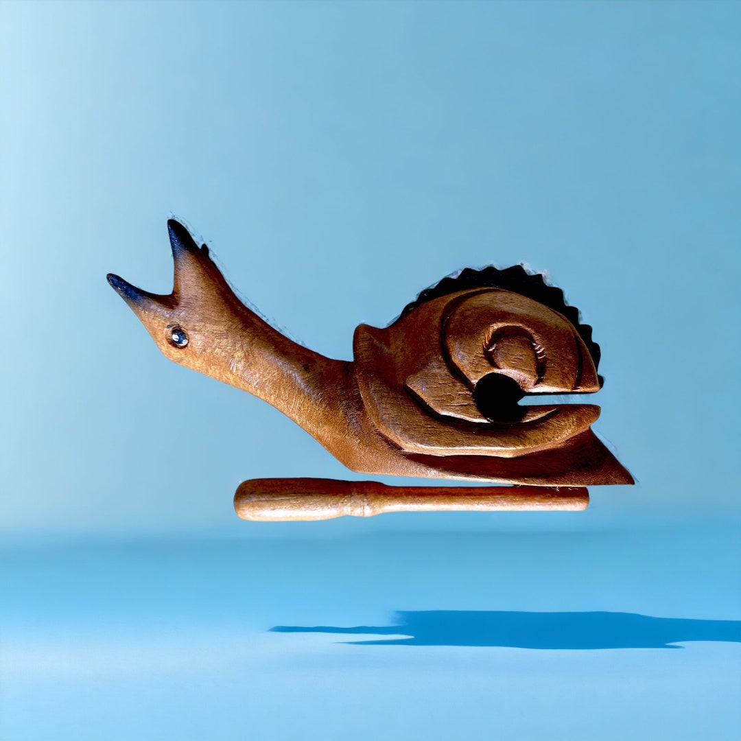 Wooden Musical Snail Percussion Instrument - Etsy