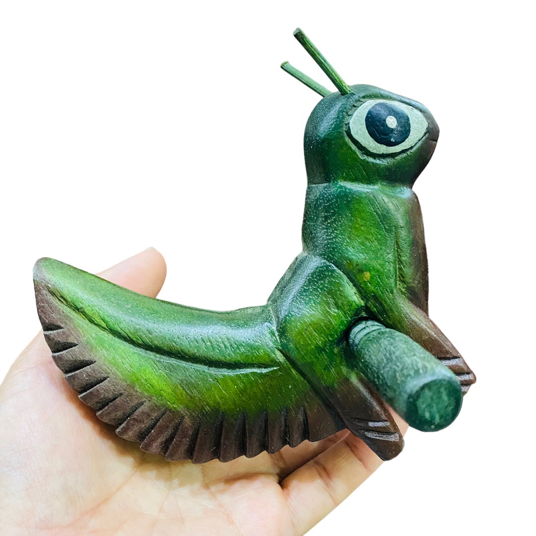 Painted Wooden Jumping Cricket Percussion Instrument - Etsy