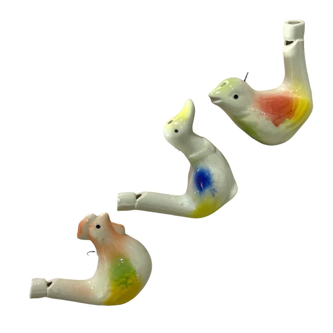 Ceramic Water Whistle Animal - Etsy