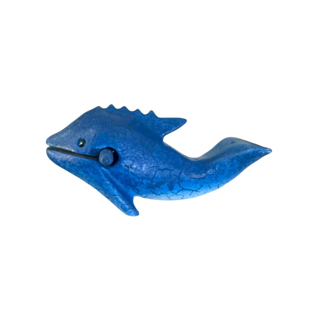 Ocean Blue Wooden Musical Whistle Dolphin Percussion Instrument - Etsy