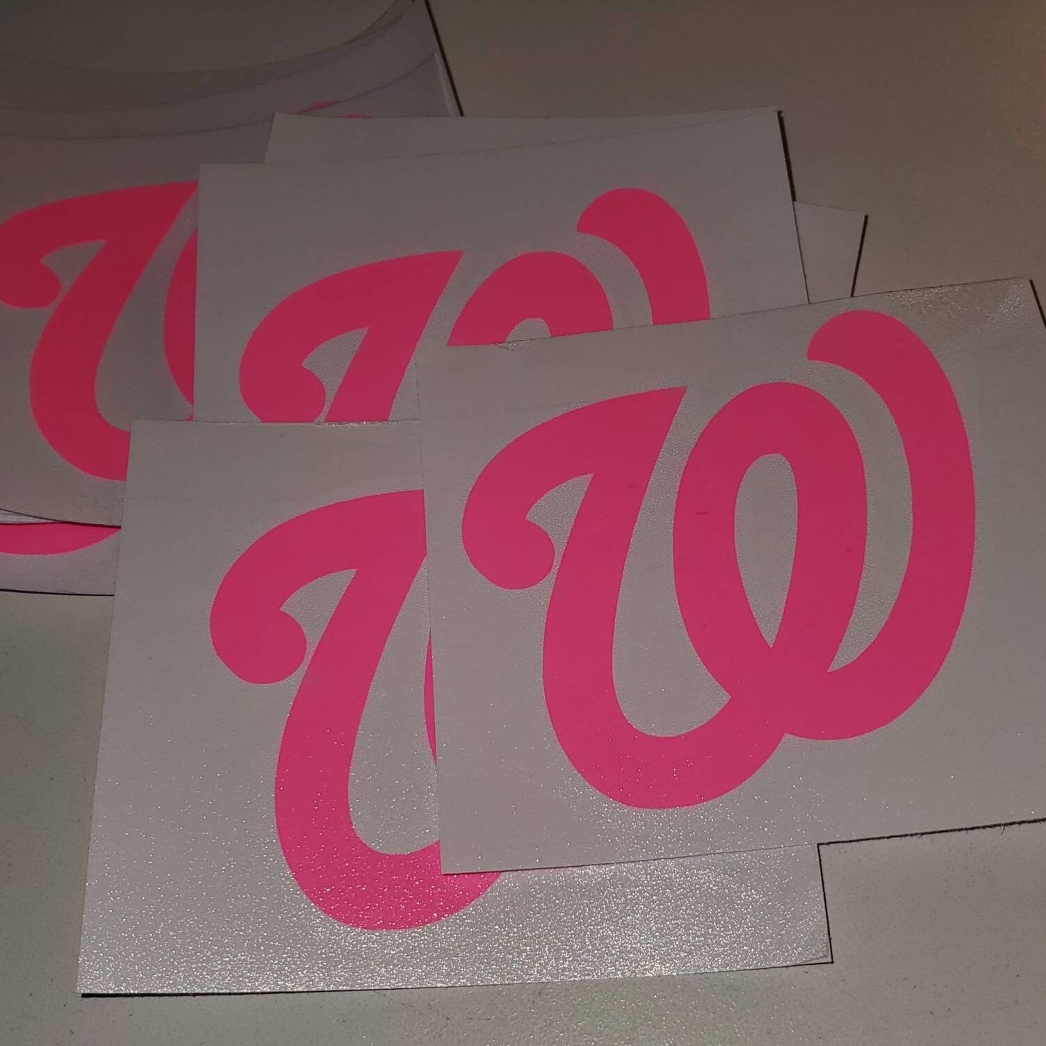 Washington Nationals Curly W decal | Etsy