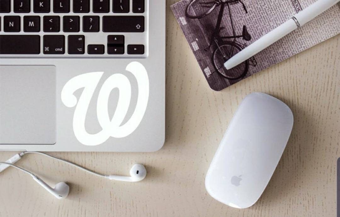Washington Nationals Curly W decal | Etsy