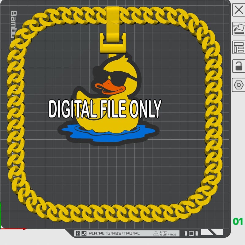 Hype Chain 3d Print File - Etsy