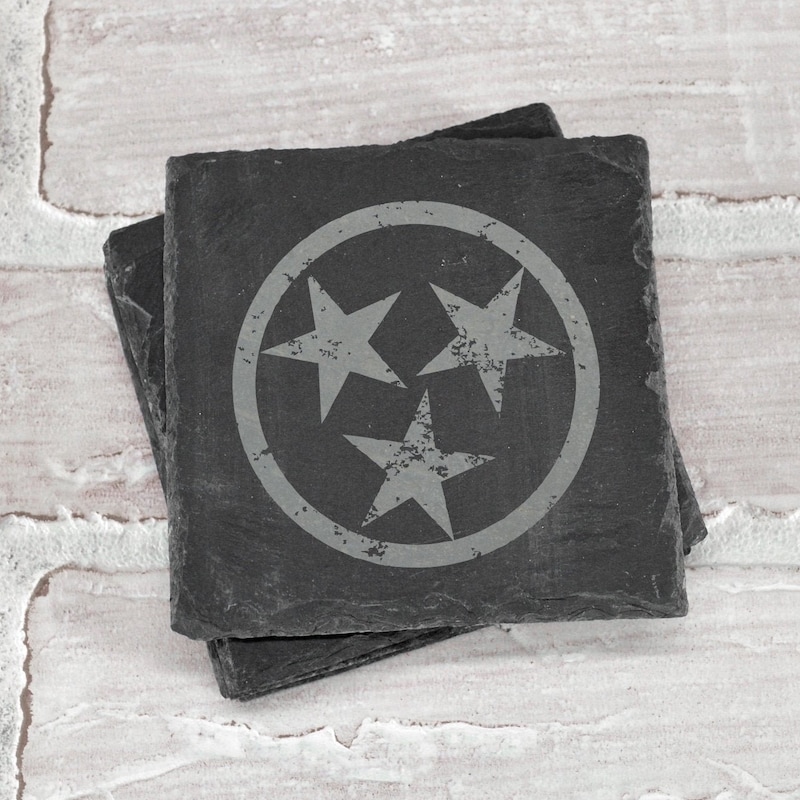 Tennessee Slate Coasters - Etsy
