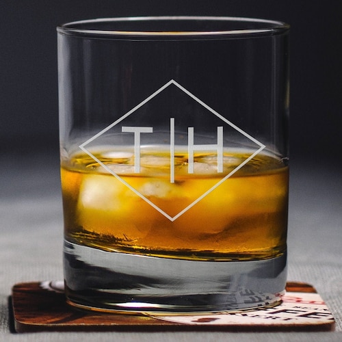 Custom Rocks Glass Whiskey Glass Rocks Glass Scotch | Etsy