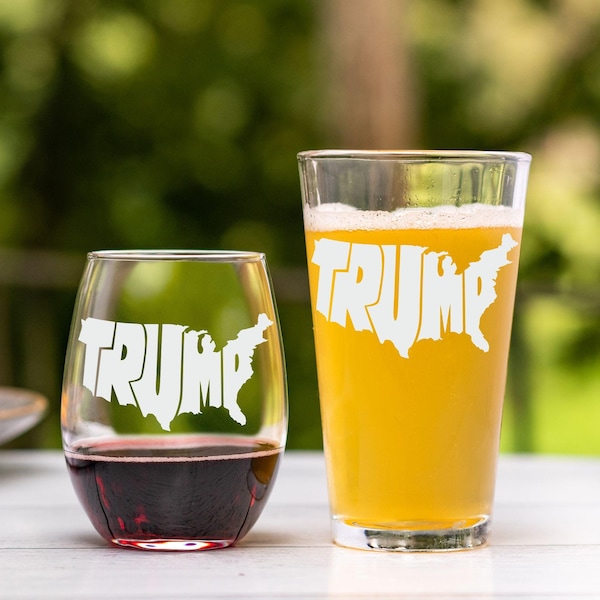 Trump Wine Glass - Etsy