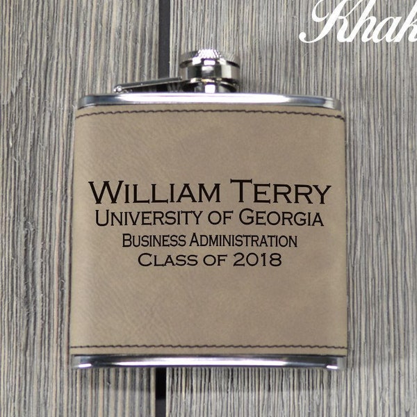 Leather Flask - Etsy