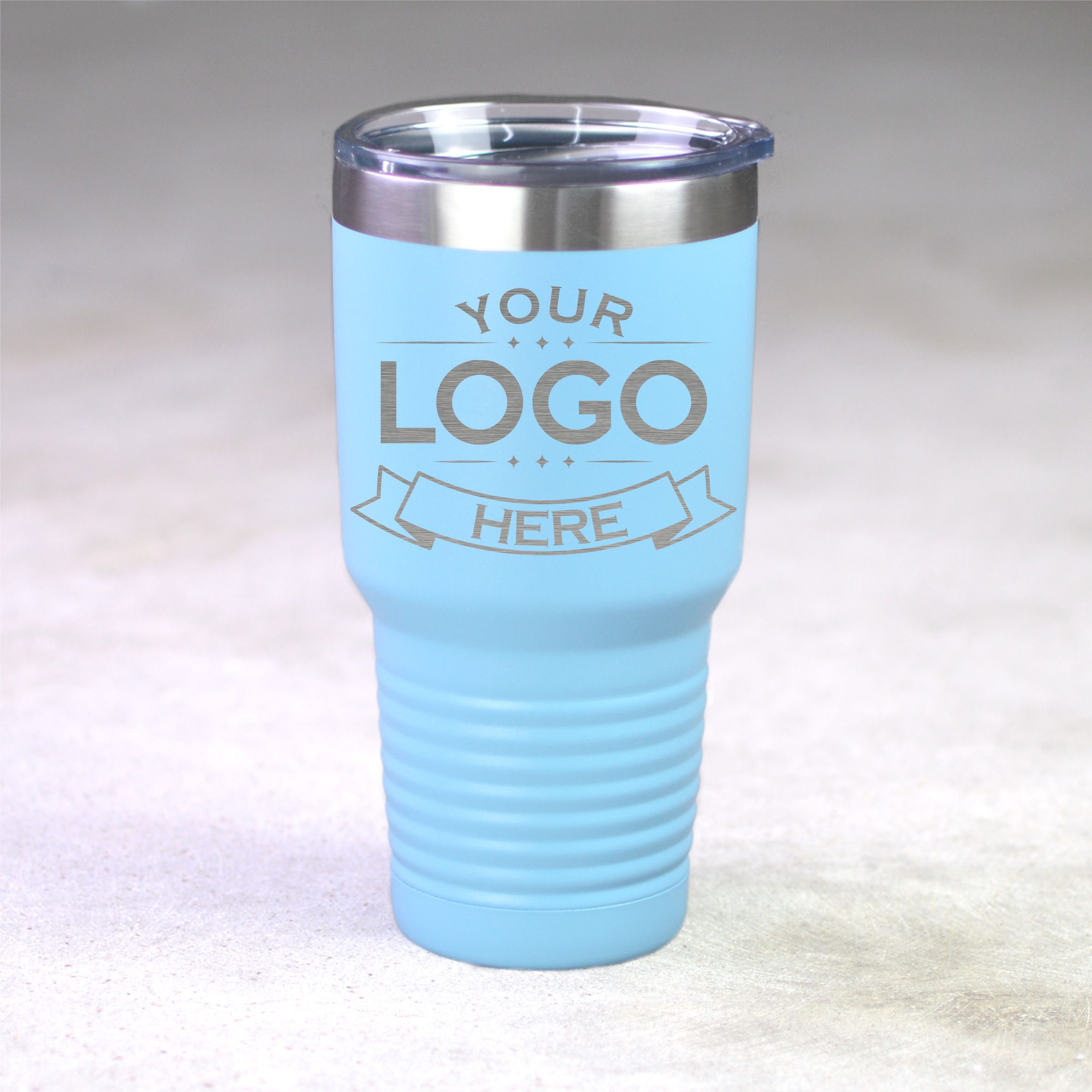Custom Logo Tumblers. 30 Oz Stainless Steel Insulated - Etsy