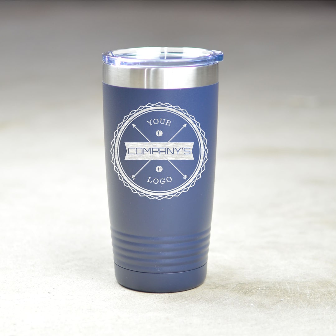 Custom Logo Tumblers. Custom Business Logo 20 Oz Stainless Steel ...