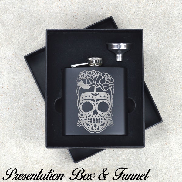 Skull Flask - Etsy