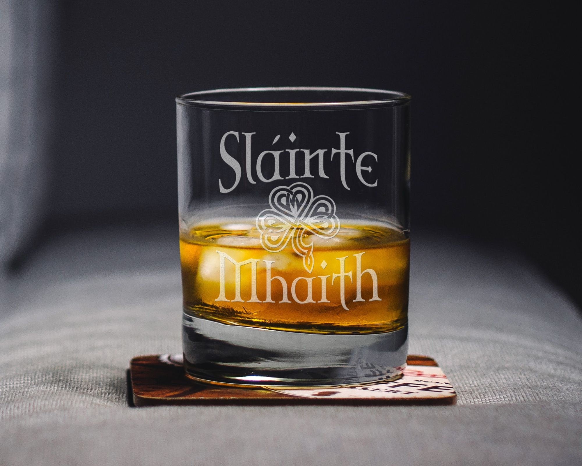 Slainte' Mhaith Irish Rocks Glass. St Patricks Day St - Etsy UK