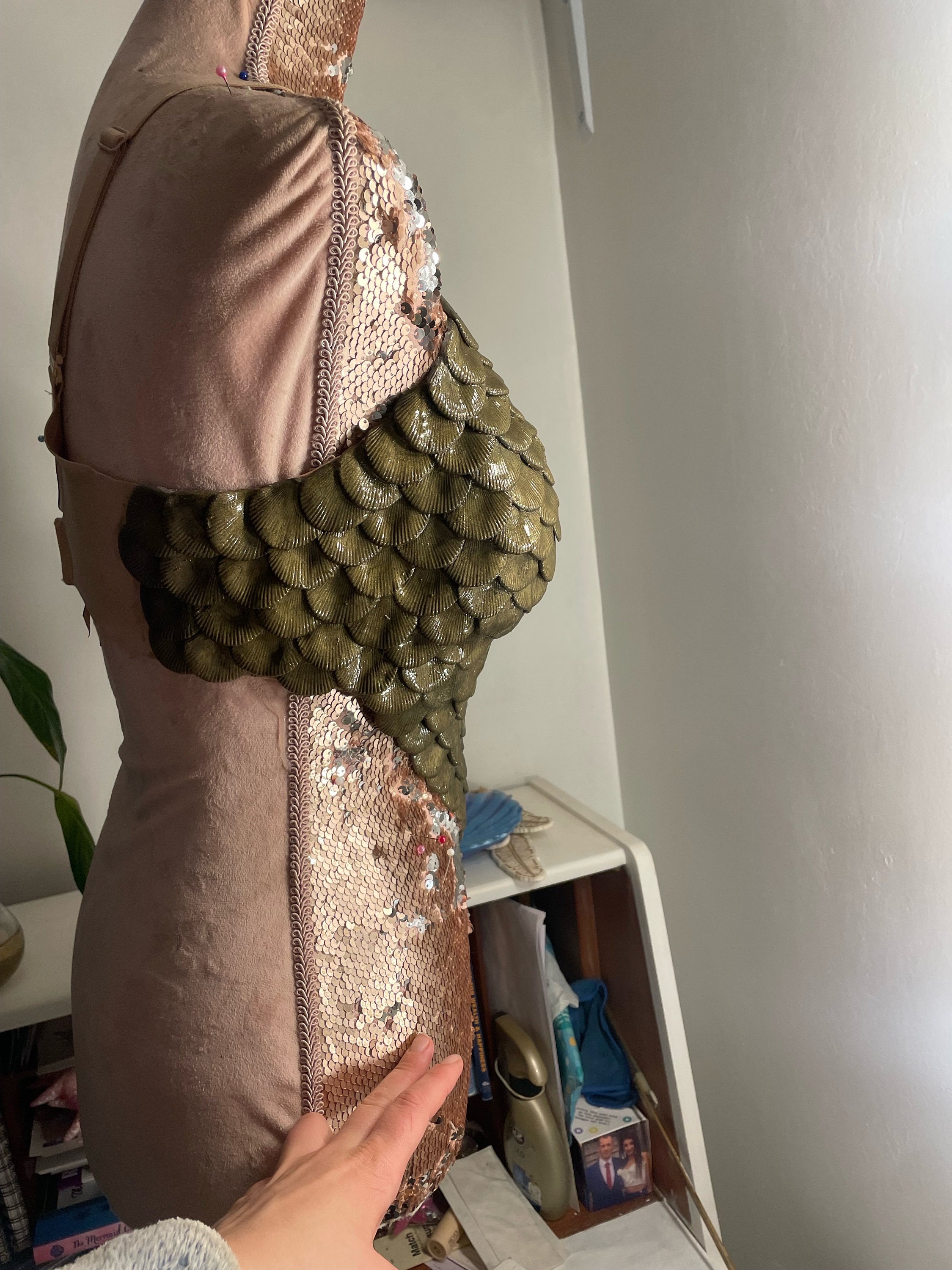 Individual Sea Shell Scale Bra - Etsy