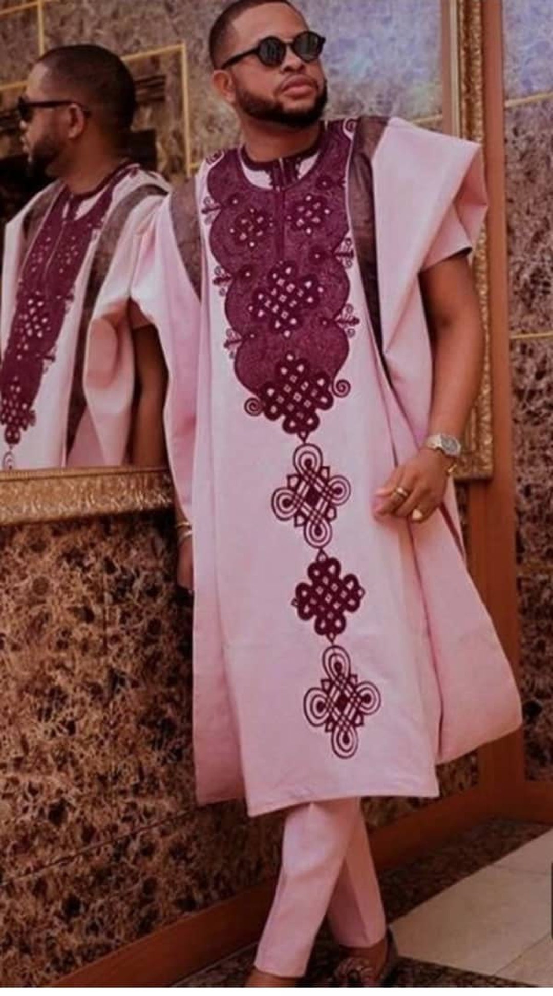 Embroidered Agbada Clothing for Menafrican Clothing for - Etsy