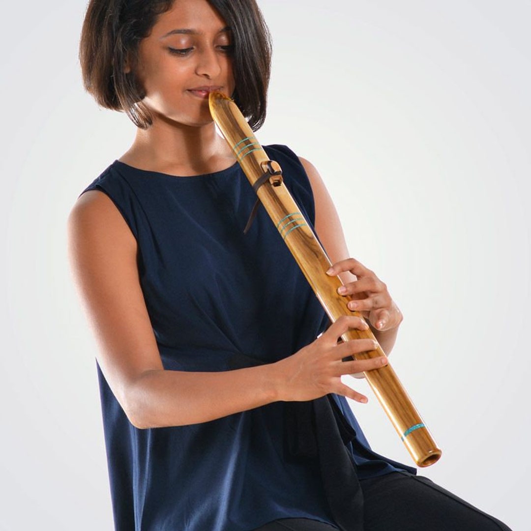 Handmade American Native Flute - FLUTE KUZHAL | Wood Overtone Flute ...