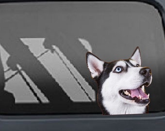 Car Window Dog Decal - Etsy