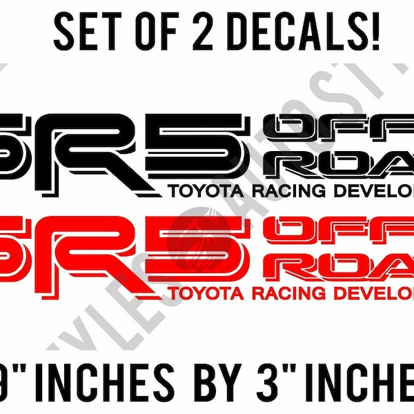 Toyota Tacoma Sr5 Decals - Etsy