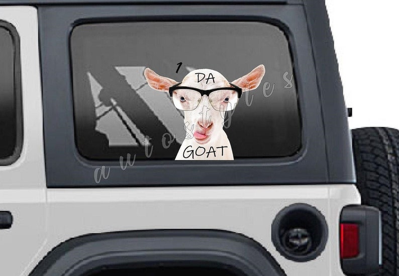 Goat the Goat Farm Animals G.O.A.T. Cute Decals Vinyl 3D - Etsy