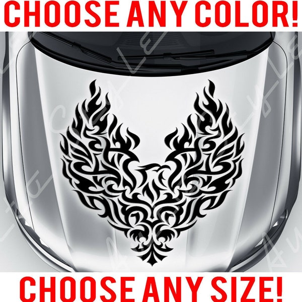 Gold Firebird Hood Decal - Etsy