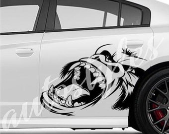 Bumble Bee Angry Bee Decal Kit for 2015-2020 Dodge Challenger Charger ...