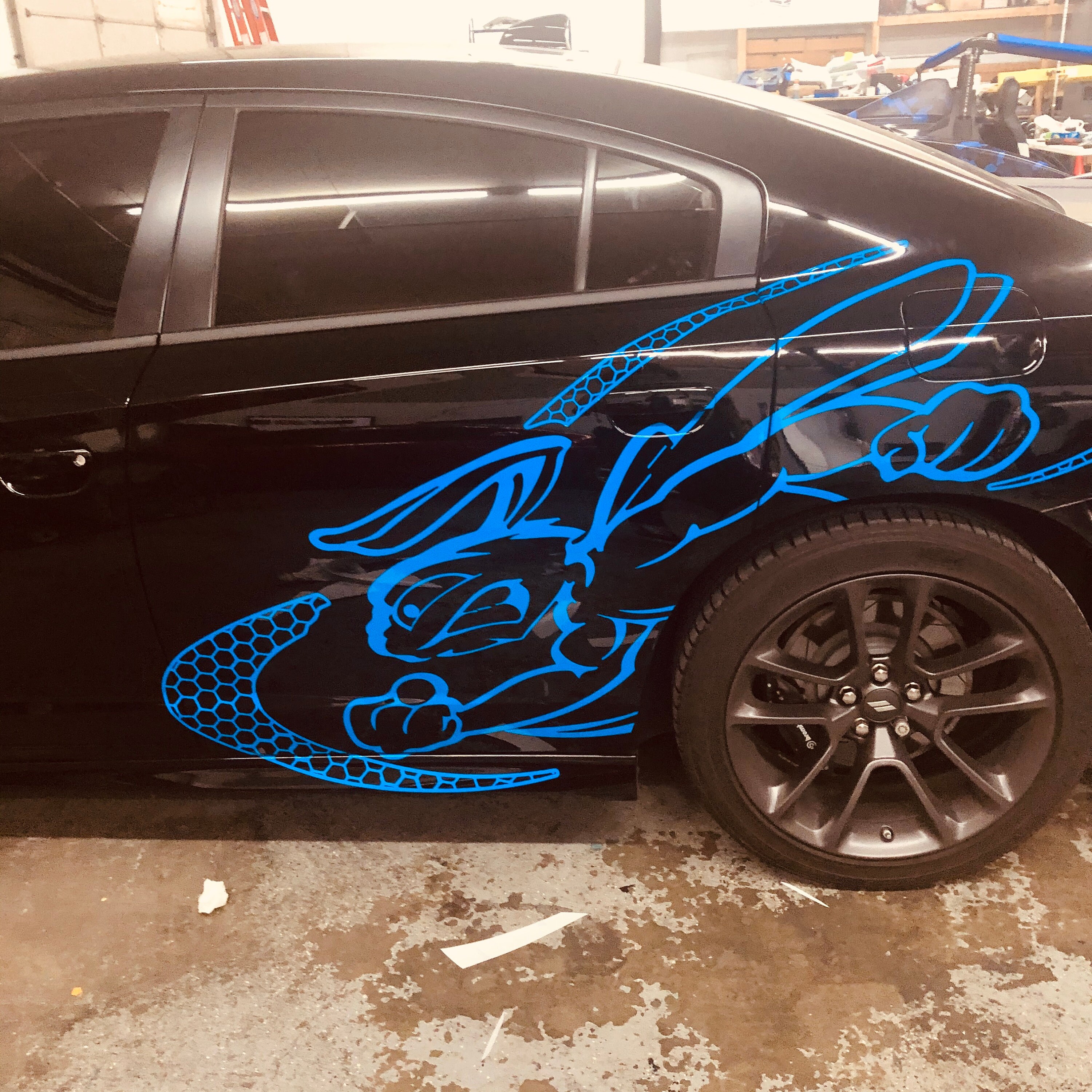 Bumble Bee Angry Bee Decal Kit for 2015-2020 Dodge Challenger | Etsy Canada