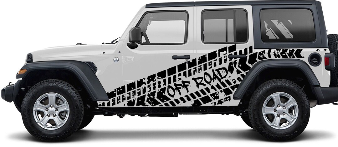 Custom Decal 2018 JW Door Decal Kit OFF Road Tire Track Vinyl Decal - Etsy
