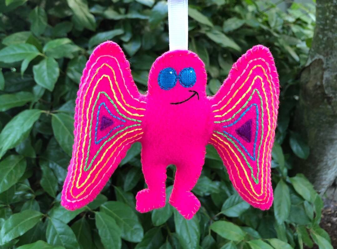 Mothman Felt Ornament - Etsy