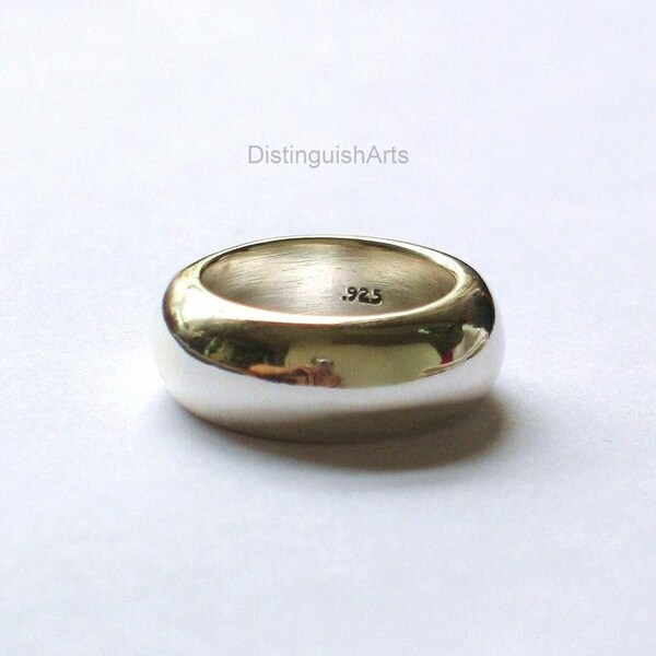 Shiny Silver Ring - Etsy