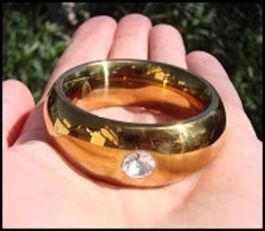 Gold Donut Cock Ring Massive Ring Cock Ring Testicle Ring Made - Etsy