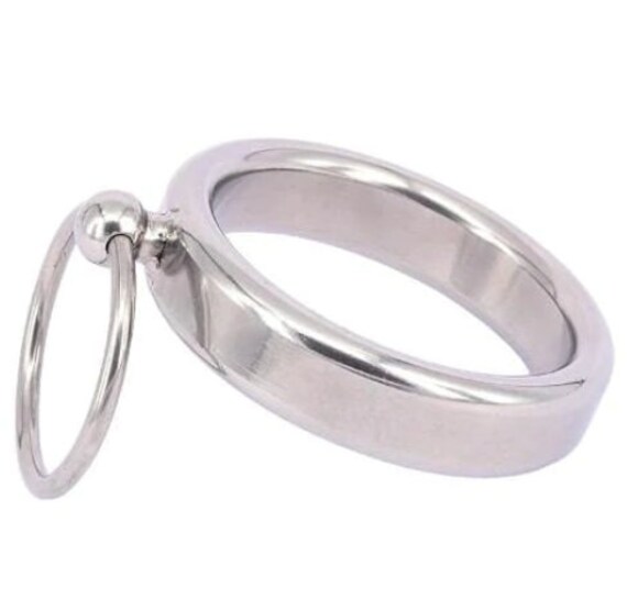 Sensual Restraint Metal Cock Ring Sterling Silver Cock Etsy