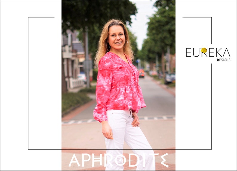 Fantastic Greek Top & Dress Pattern, USA 0-30 Sizes, Aphrodite Top ...