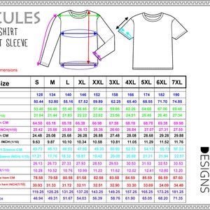 Oversized Big Unisex S to 7XL Sizes T-shirt Crew Neck Long Sleeve Short ...