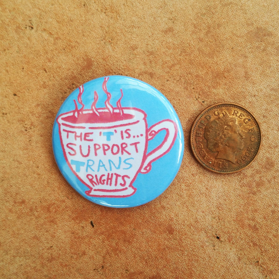 Trans Rights badge / Trans Rights button / Trans / Ally badge | Etsy