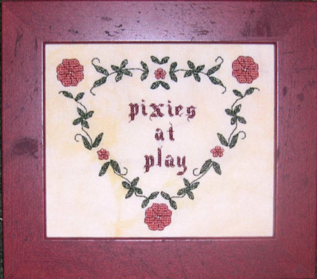 Pixie Caution Cross Stitch Chart PDF Download - Etsy