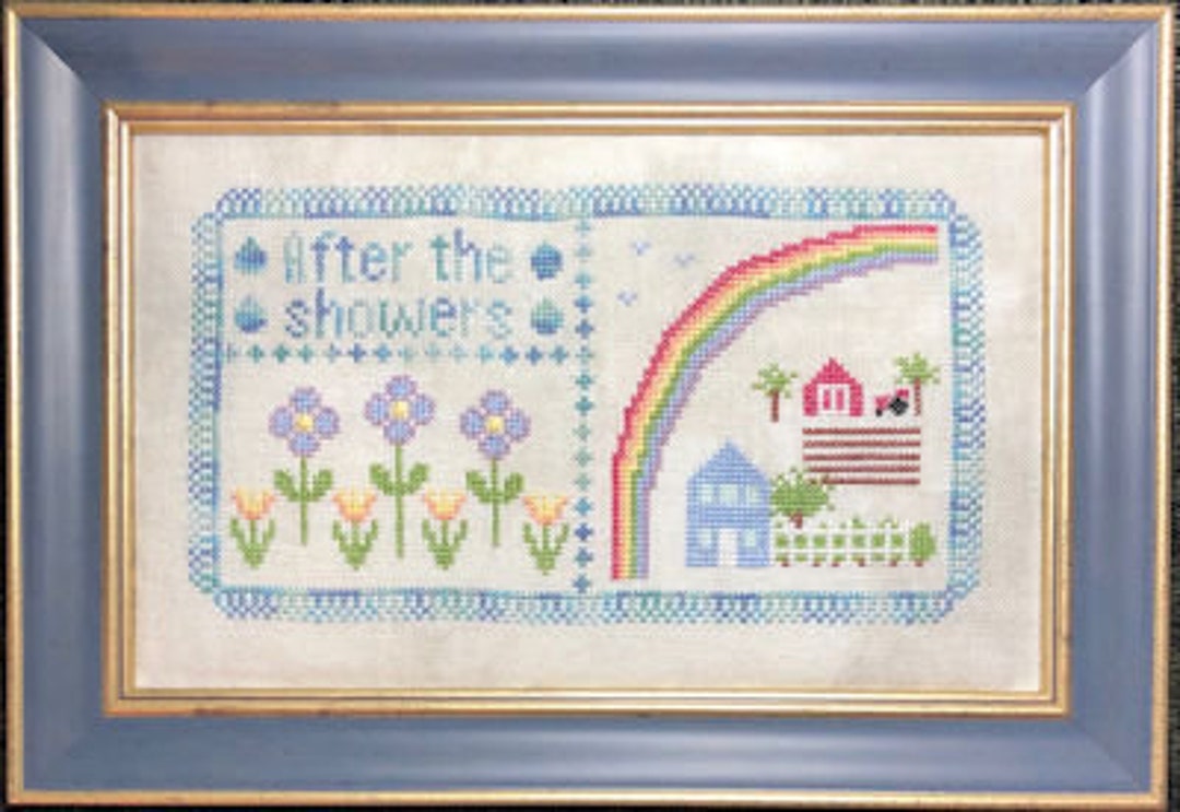 Cross Stitch Chart "after the Showers" - Etsy