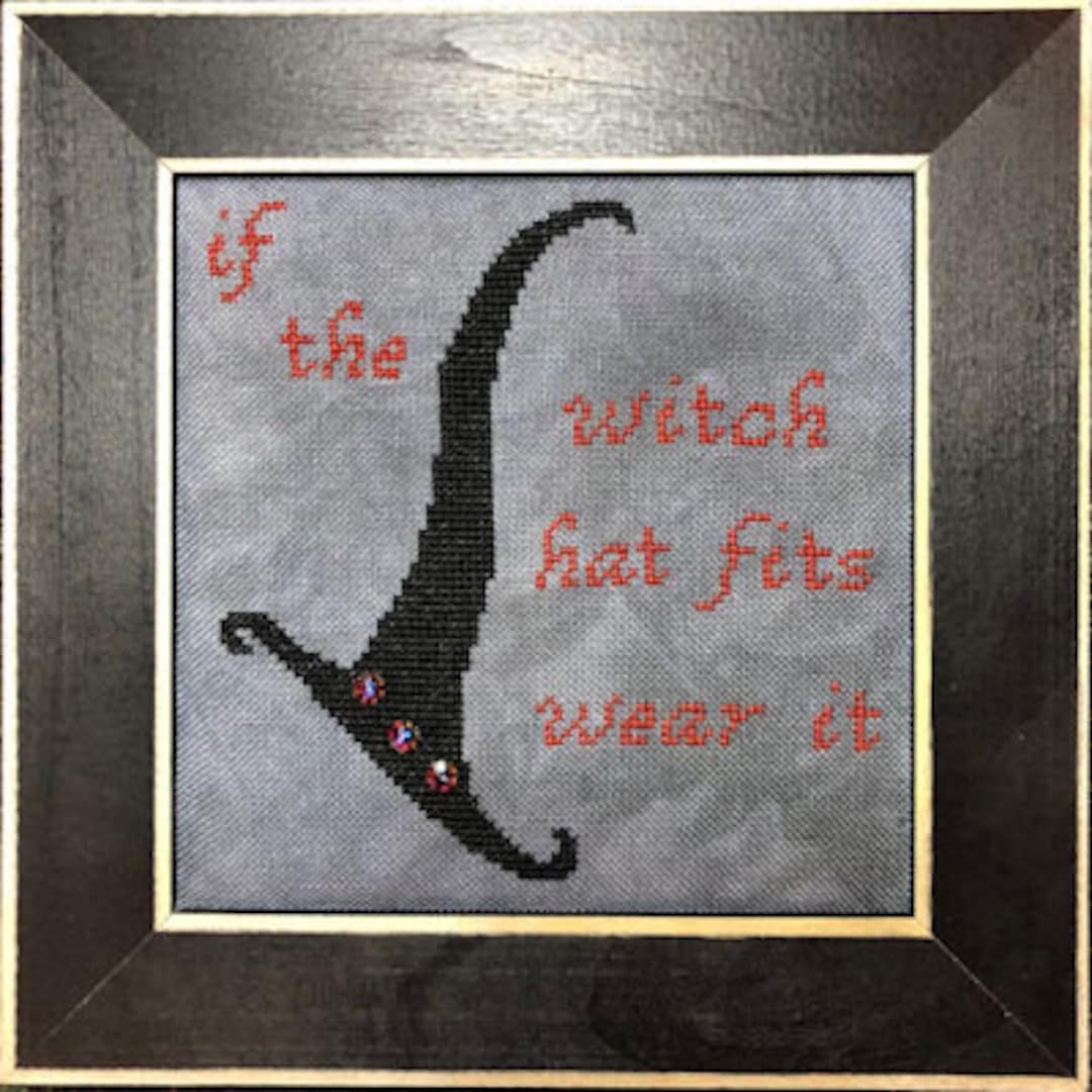 Cross Stitch Chart "witch Hat" - Etsy