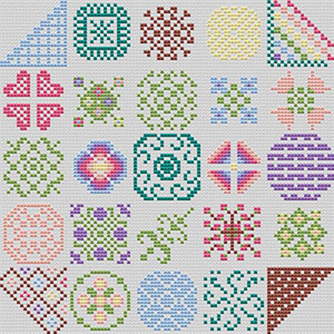 Summer Garden Cross Stitch Chart PDF Download - Etsy