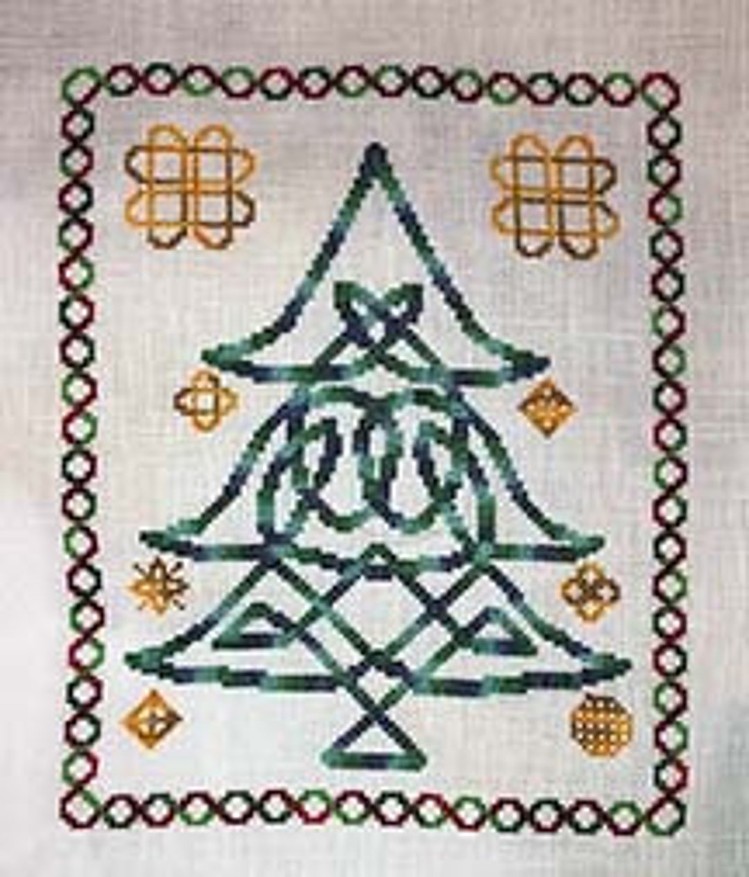 Celtic Tree Cross Stitch Chart PDF Download - Etsy