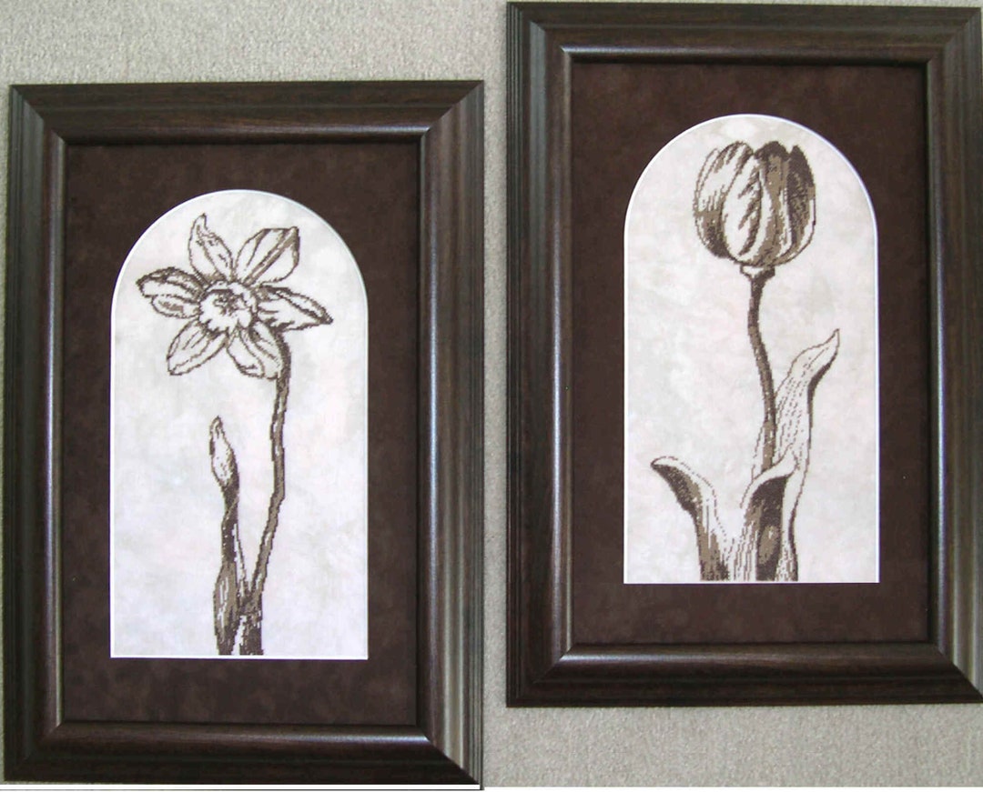 Floral 2 Cross Stitch Chart PDF Download - Etsy