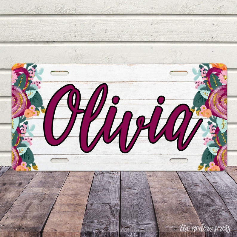 Sublimation License Plate Template