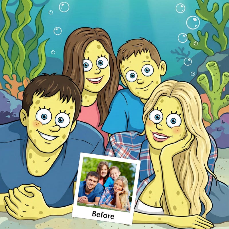 Spongebob Portrait - Etsy