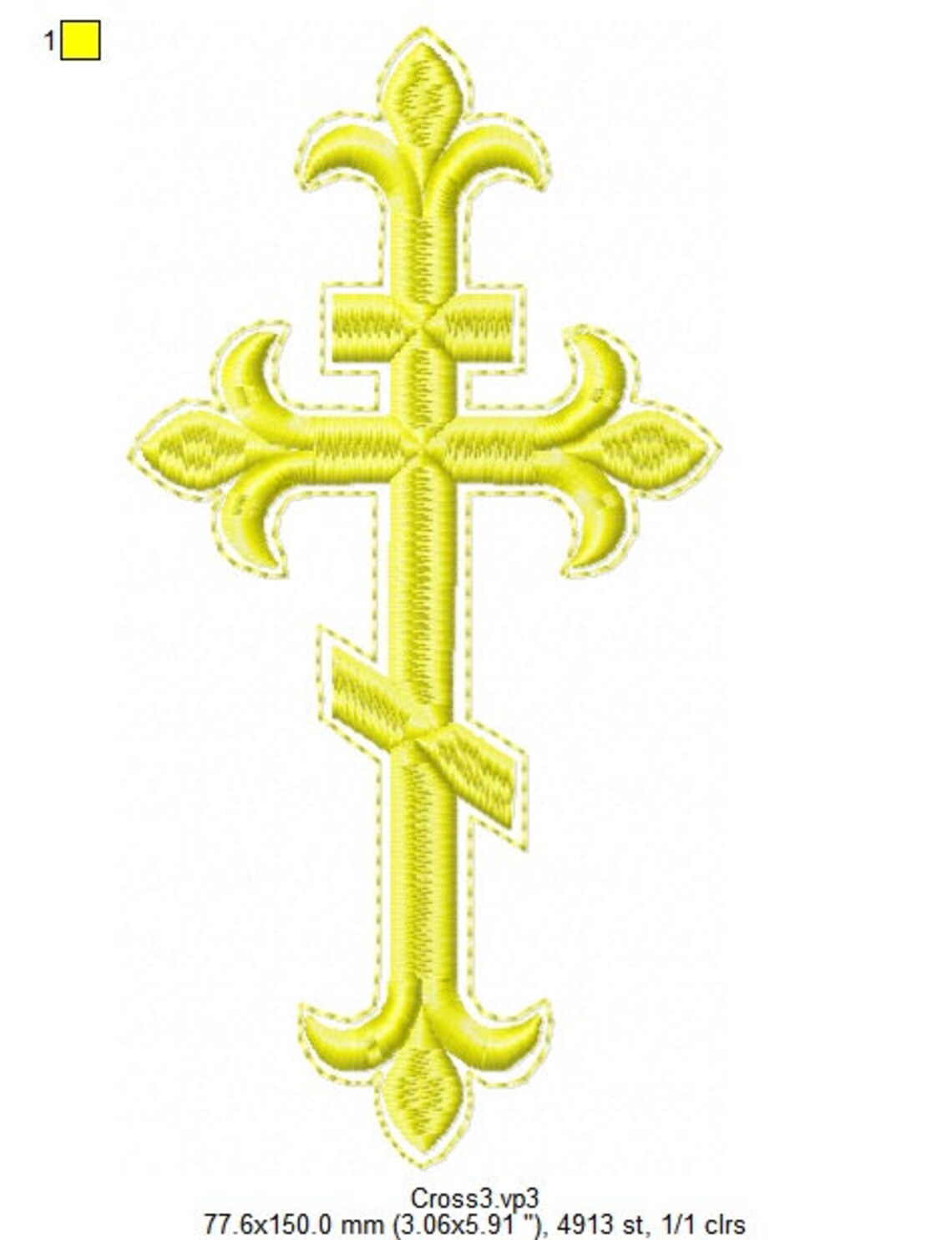 Cross Embroidery Design. Machine Embroidery Design. Christian Cross ...