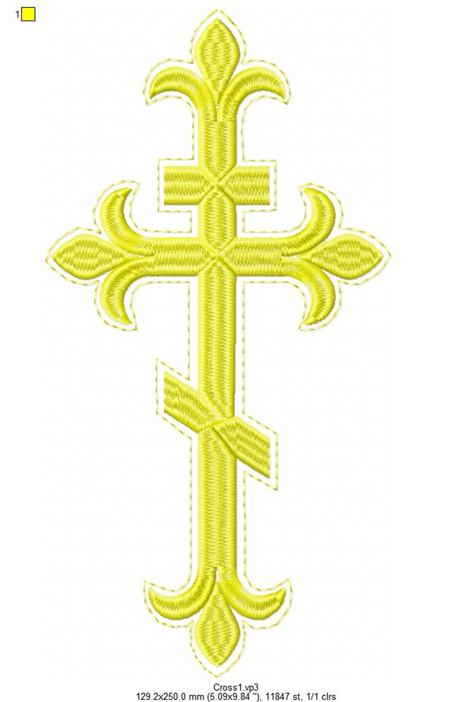 Cross Embroidery Design. Machine Embroidery Design. Christian Cross ...