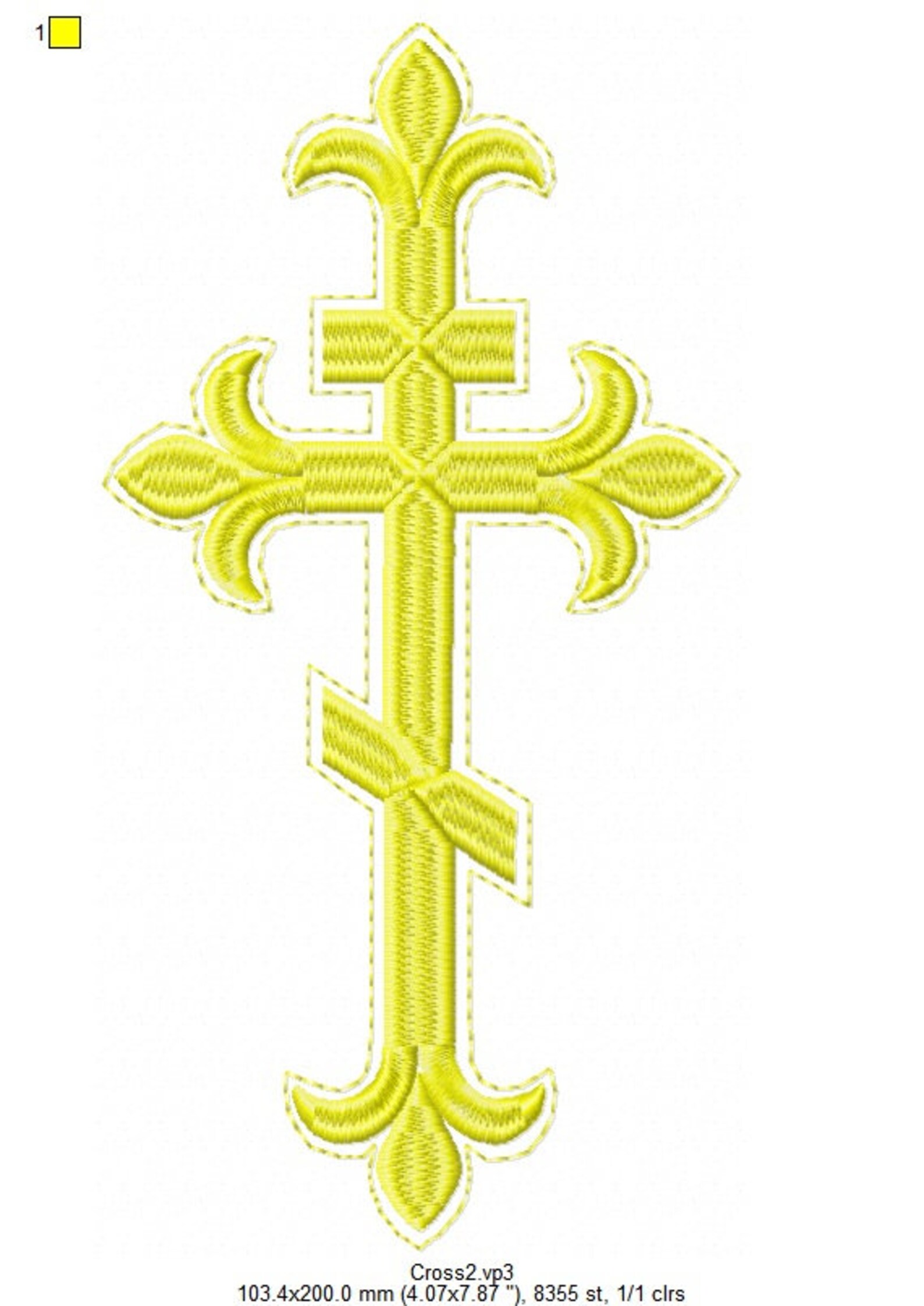 Cross Embroidery Design. Machine Embroidery Design. Christian Cross ...